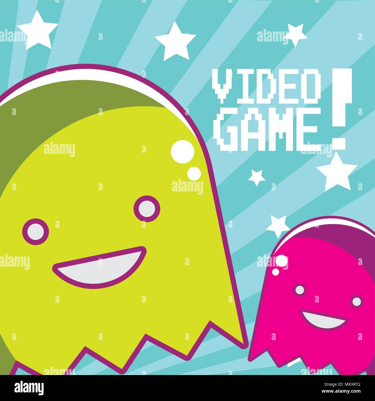 Videogame cartoon concept Stock Vector Image & Art - Alamy