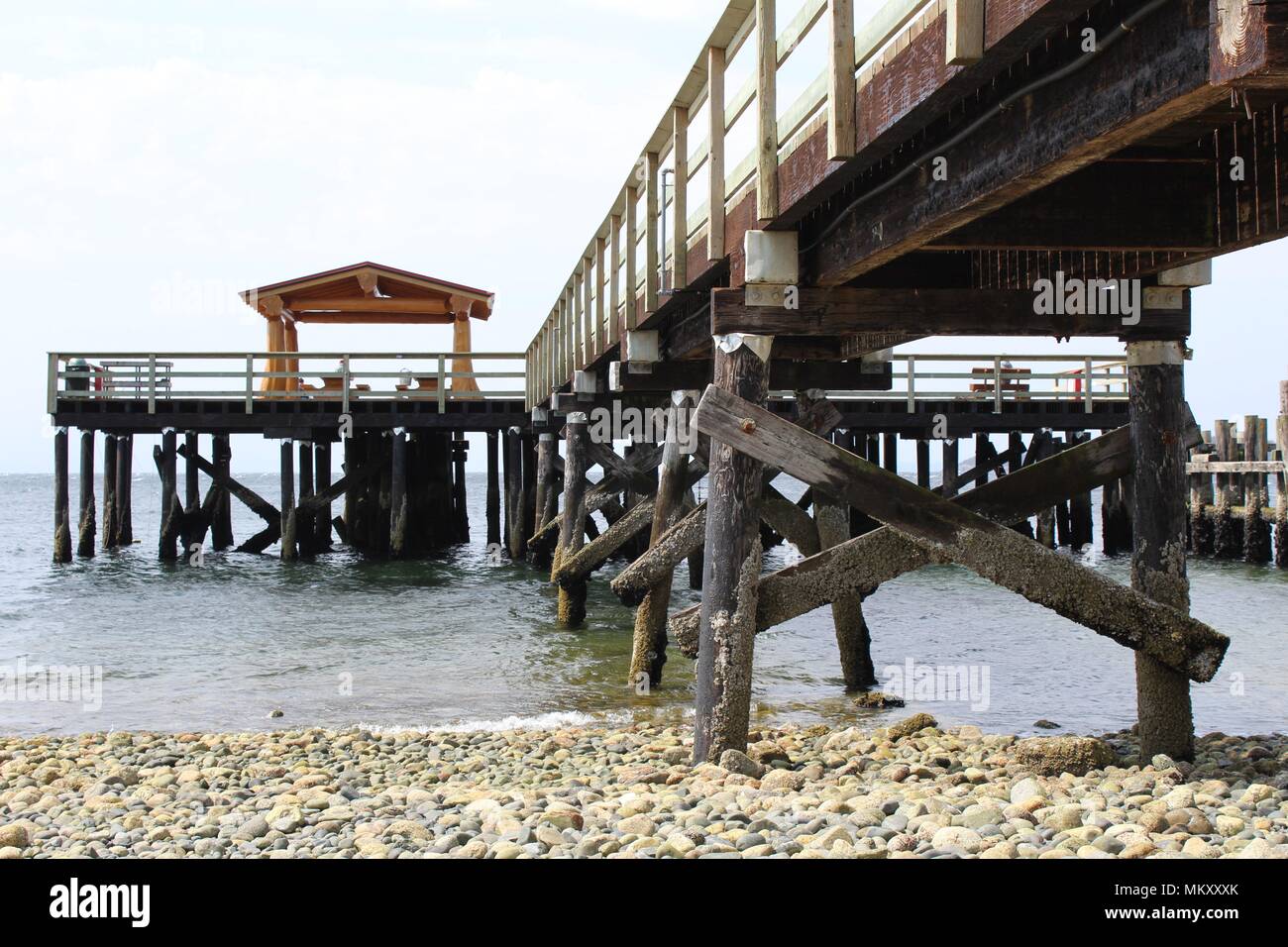 Under the dock Stock Photo - Alamy