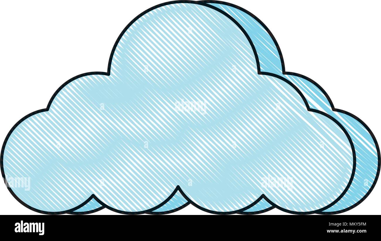 cloud icon over white background, vector illustration Stock Vector ...