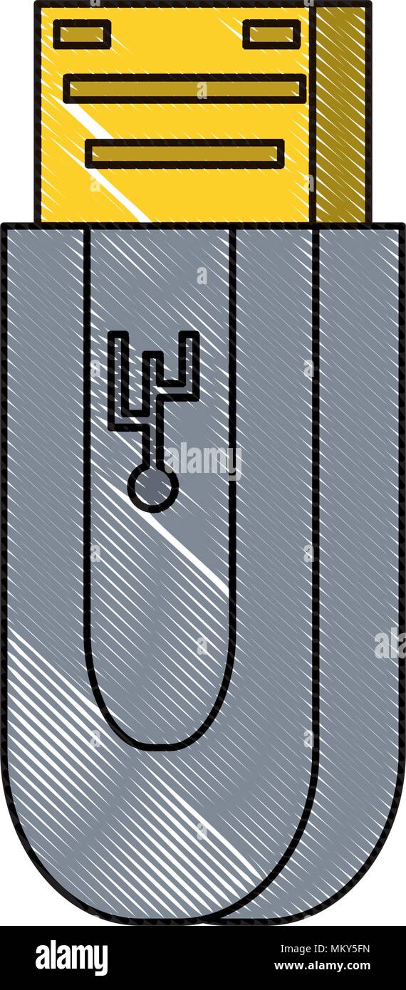 usb icon over white background, vector illustration Stock Vector Image ...