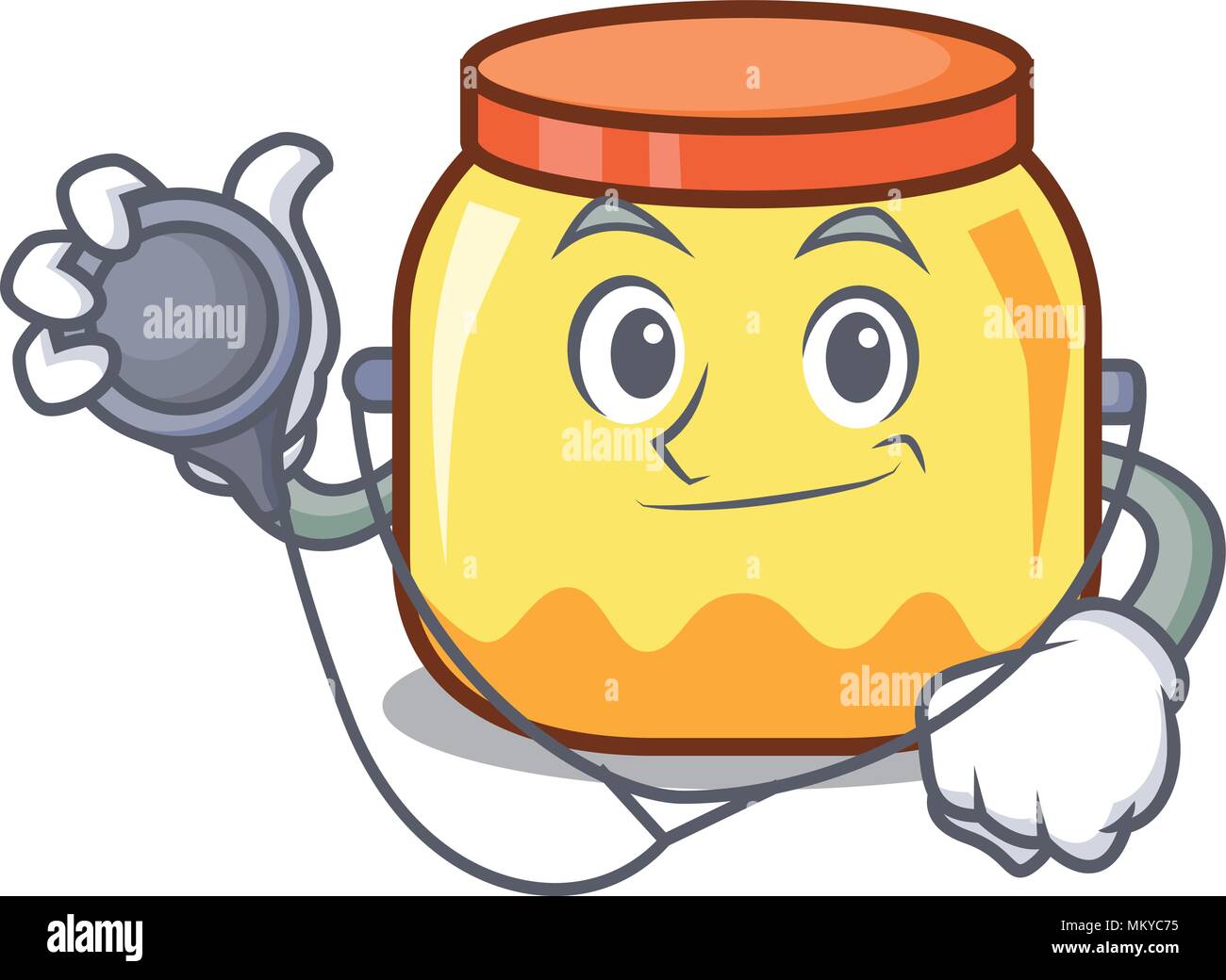 Doctor cream jar character cartoon Stock Vector Image & Art - Alamy