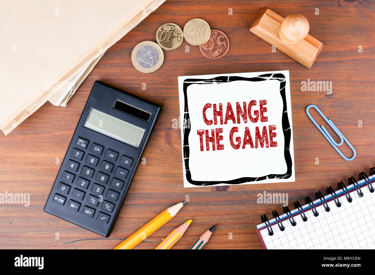 Change the game. Business concept Stock Photo - Alamy