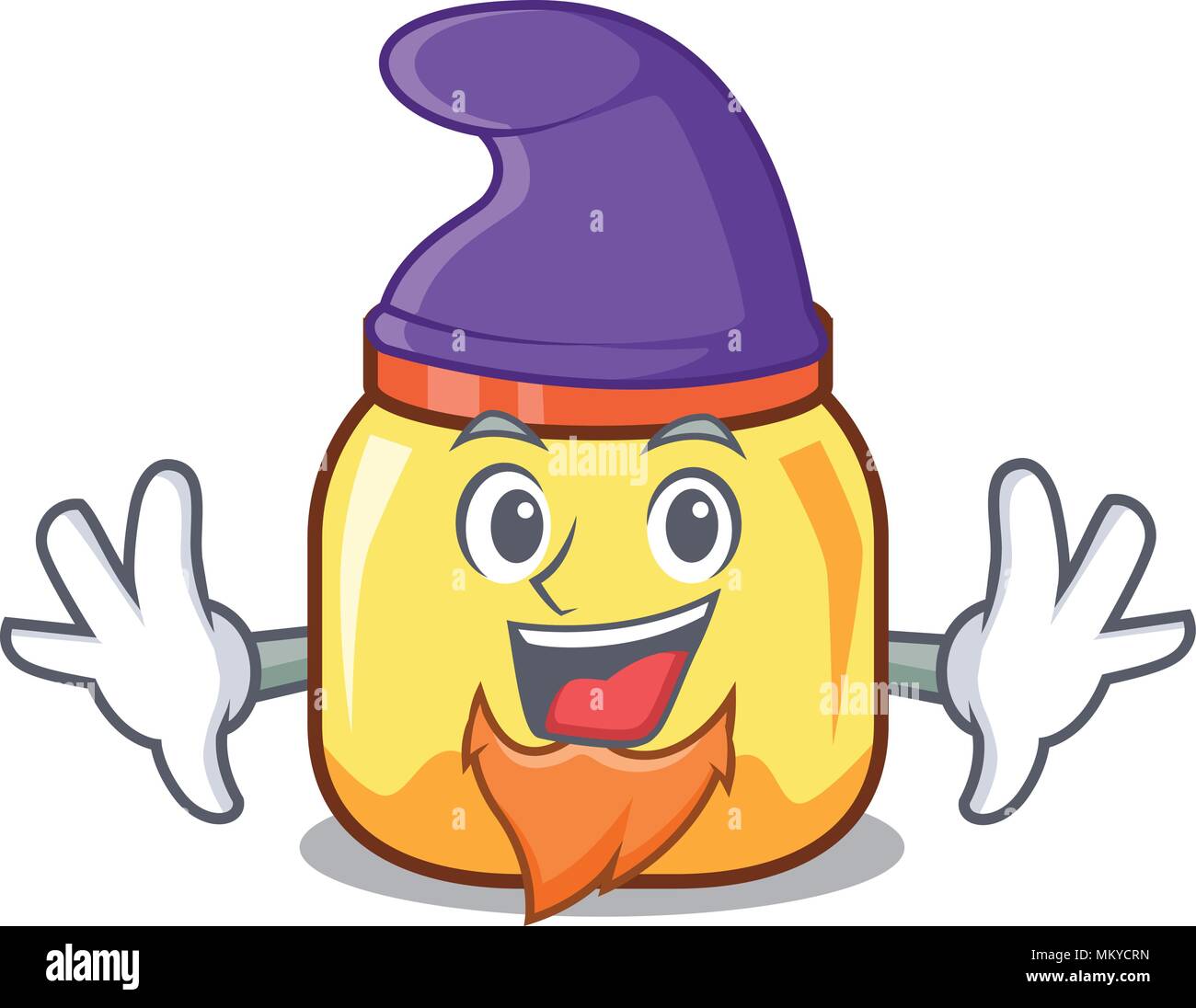 Elf cream jar character cartoon Stock Vector Image & Art - Alamy