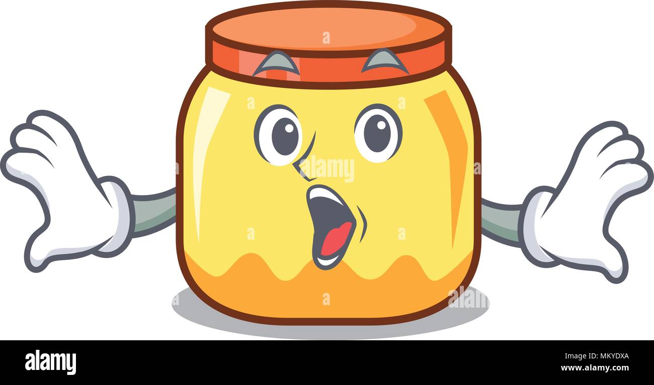Surprised cream jar mascot cartoon Stock Vector Image & Art - Alamy