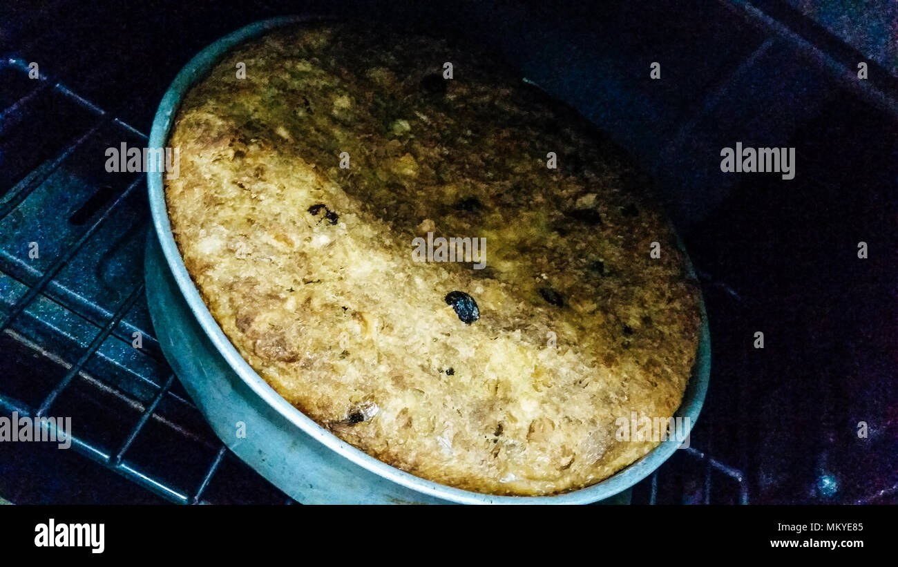 Budin postre peruano Stock Photo - Alamy