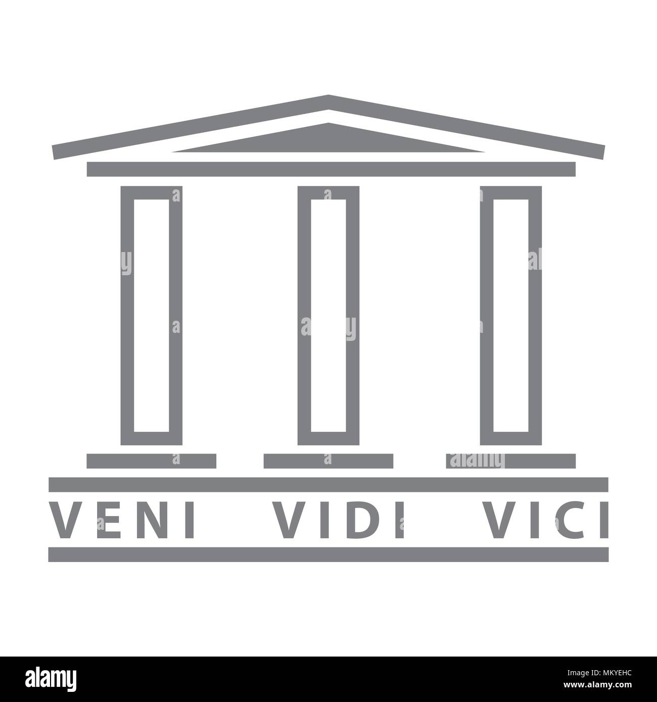 Historical symbol Rome design element logo ancient roman culture ...