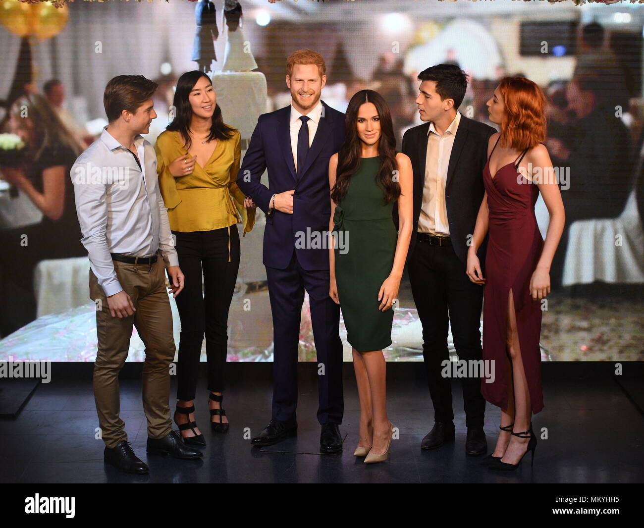 Meghan Markle's wax figure is admired after being unveiled alongside ...