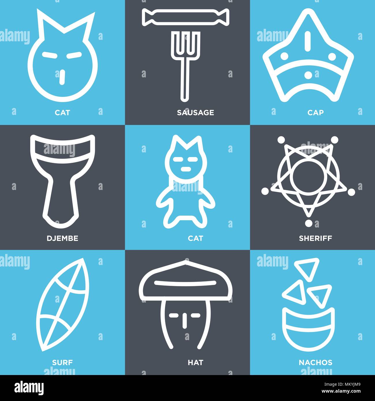 Surf cap Stock Vector Images - Alamy