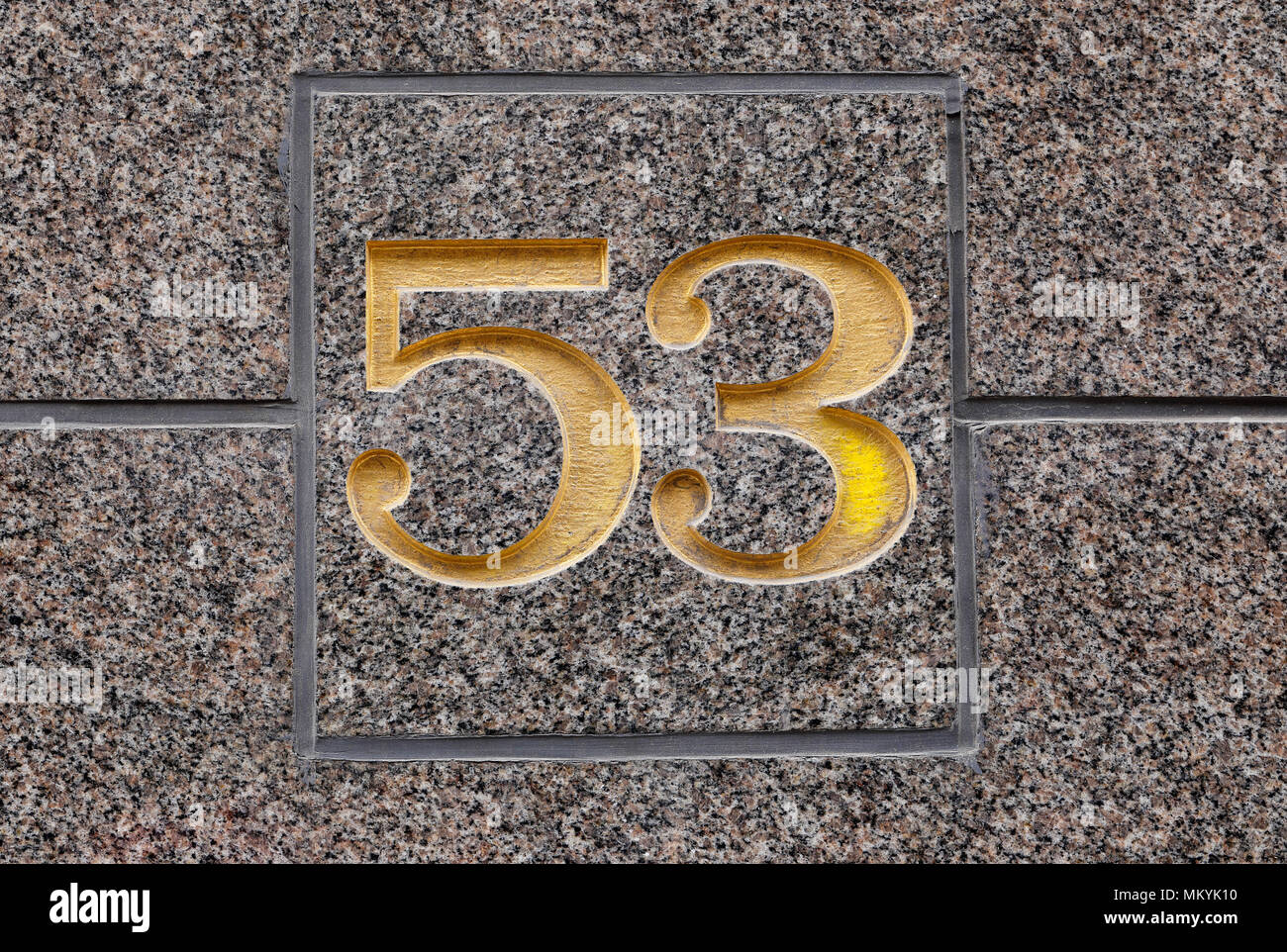 Number 53 hi-res stock photography and images - Alamy