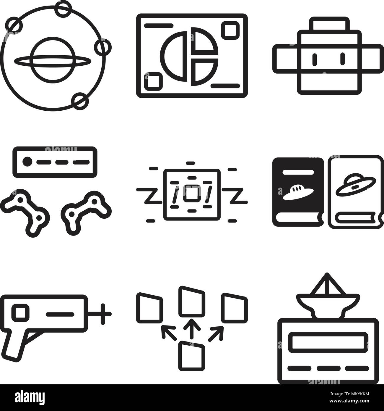 Set Of 9 Simple Editable Icons Such As Laboratory File Transfer