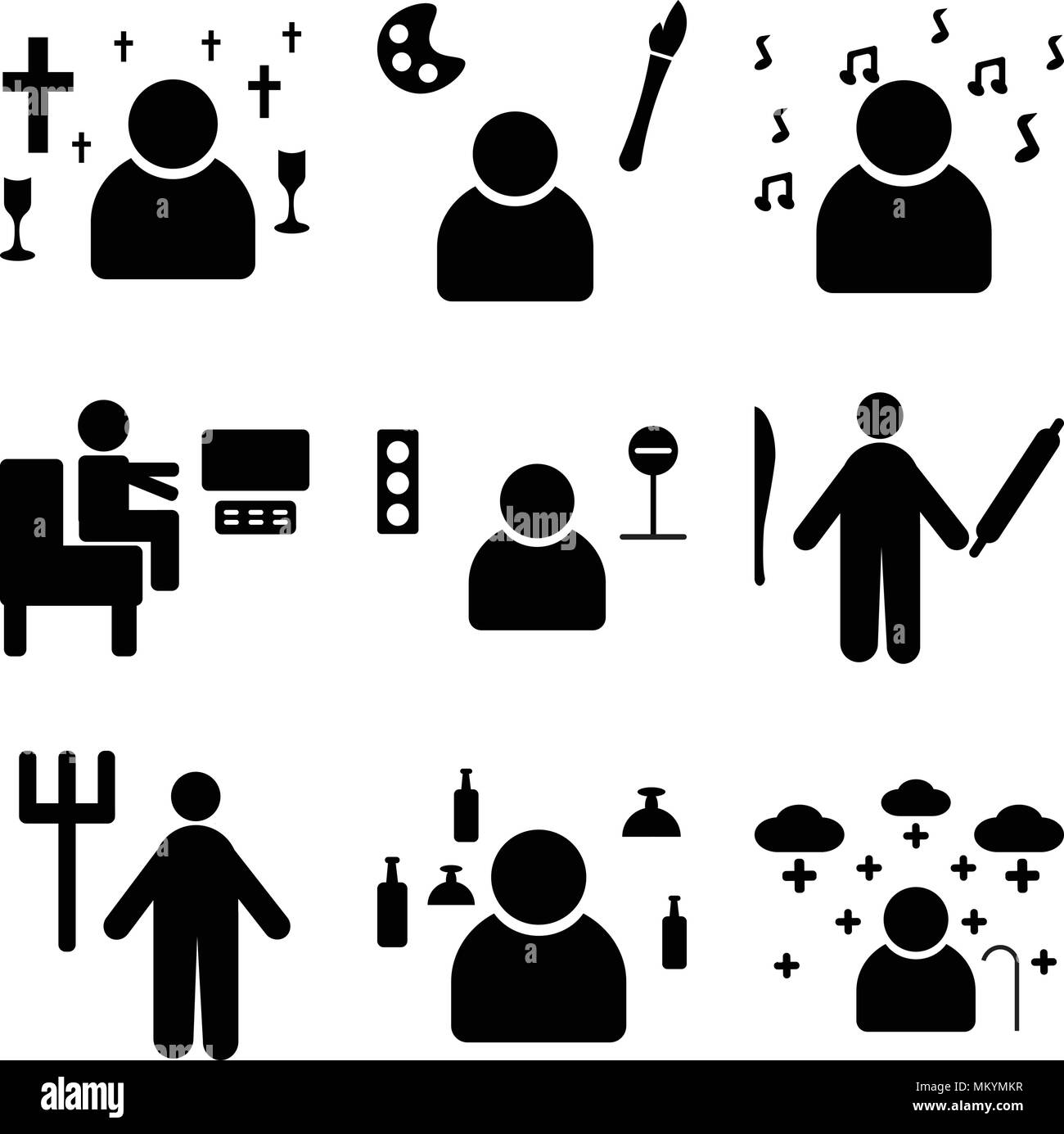 Car plate painter Stock Vector Images - Alamy