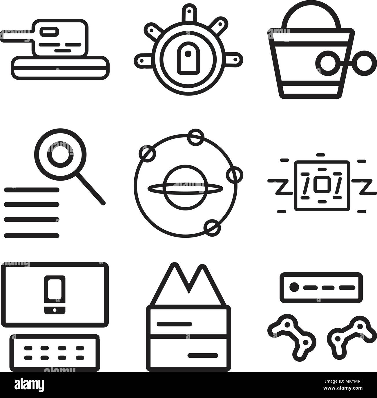 Dystopia symbol Stock Vector Images - Alamy