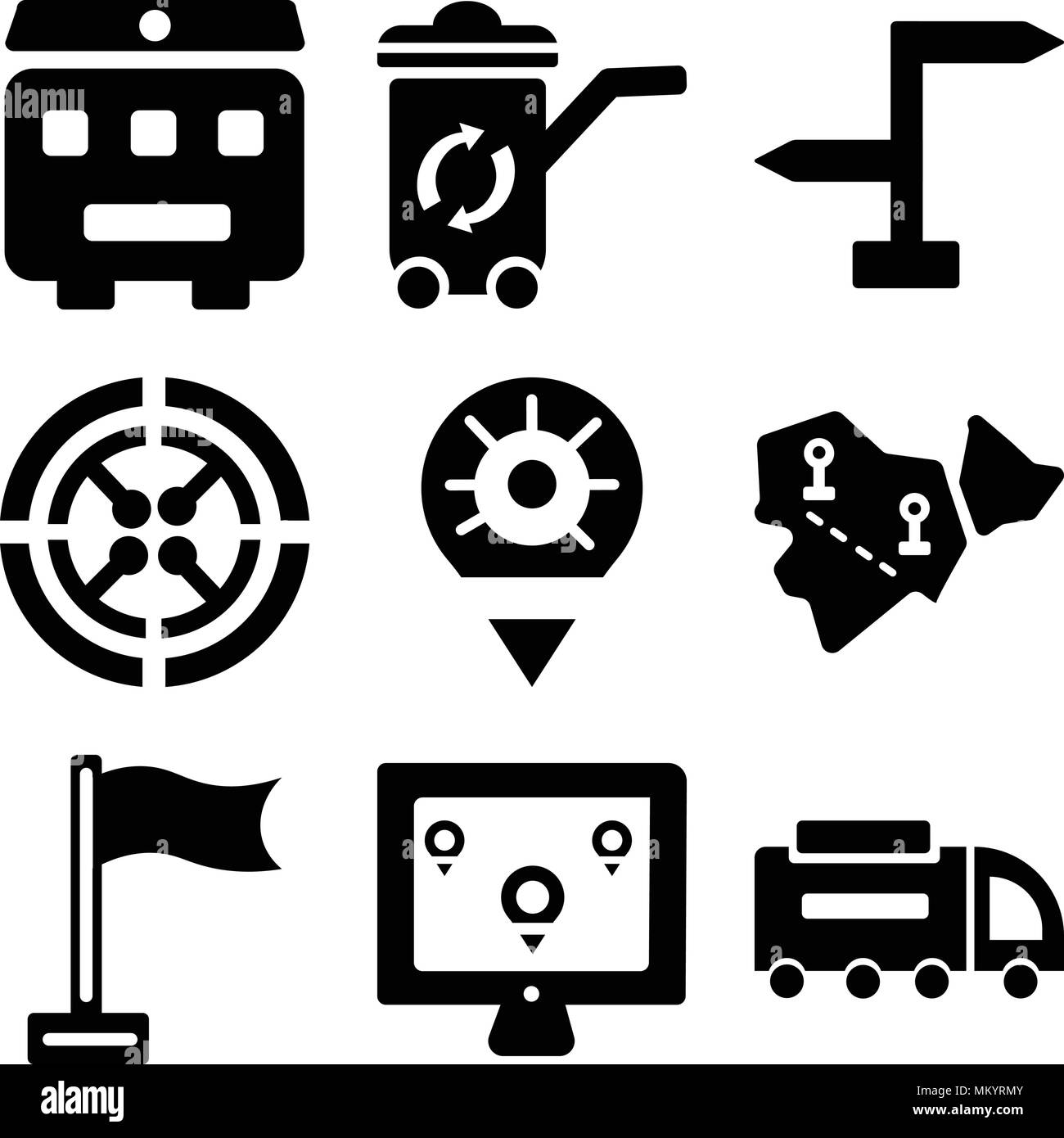 Plastic map garbage Black and White Stock Photos & Images - Alamy