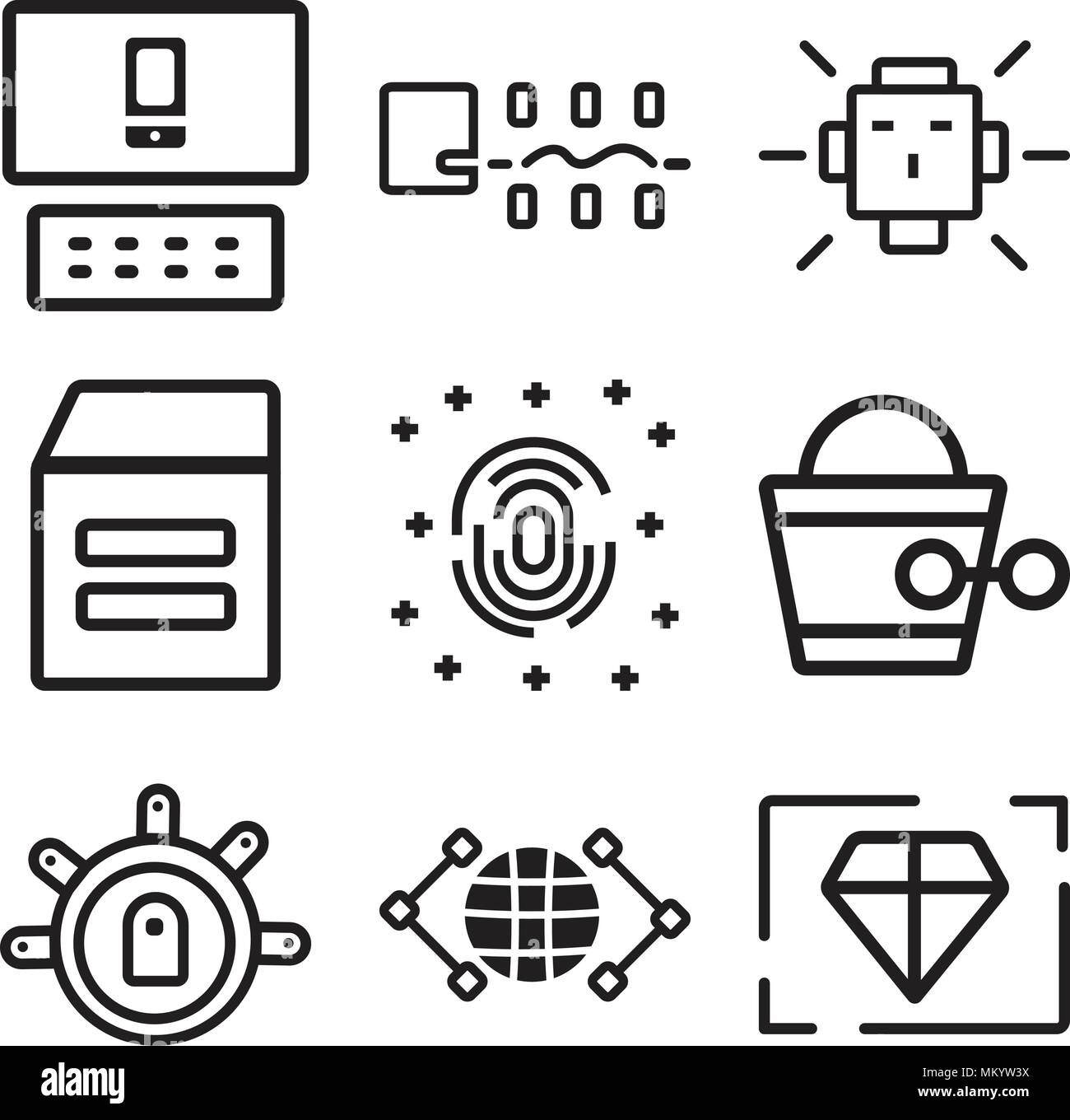 Teleportation icon vector vectors hi-res stock photography and images ...