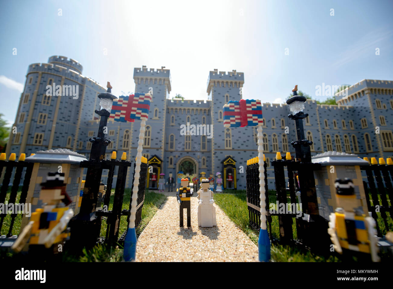 A scene created at LEGOLAND's Windsor resort depicting the forthcoming ...