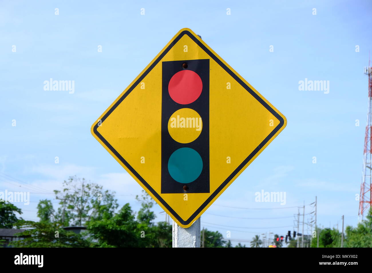 signal traffic symbol Stock Photo - Alamy