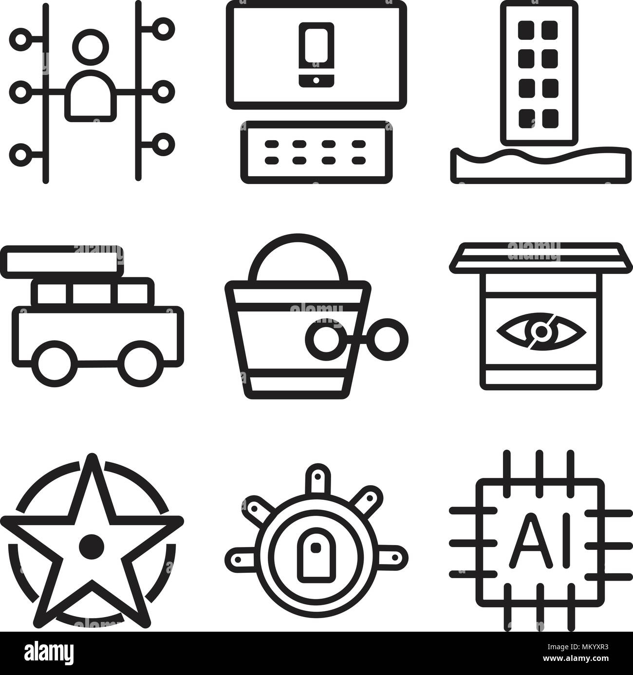 Teleportation icon vector vectors hi-res stock photography and images ...