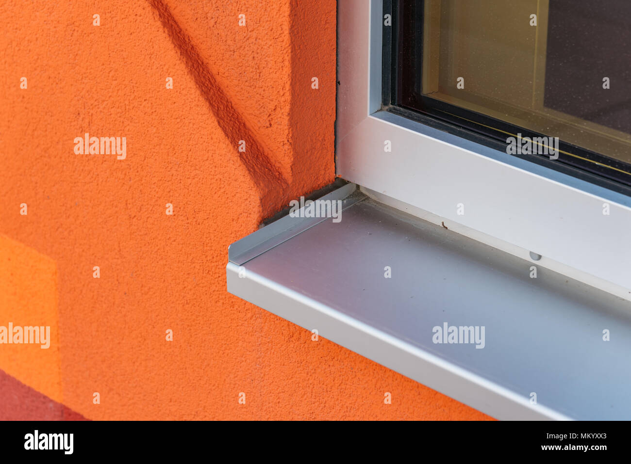 Detail of window sill in modern architecture building Stock Photo - Alamy