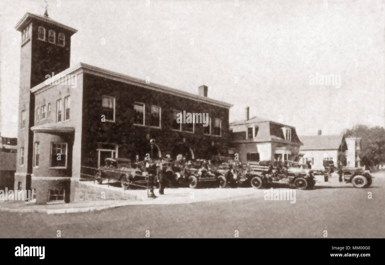 Central Fire Station. Wakefield. 1920 Stock Photo - Alamy