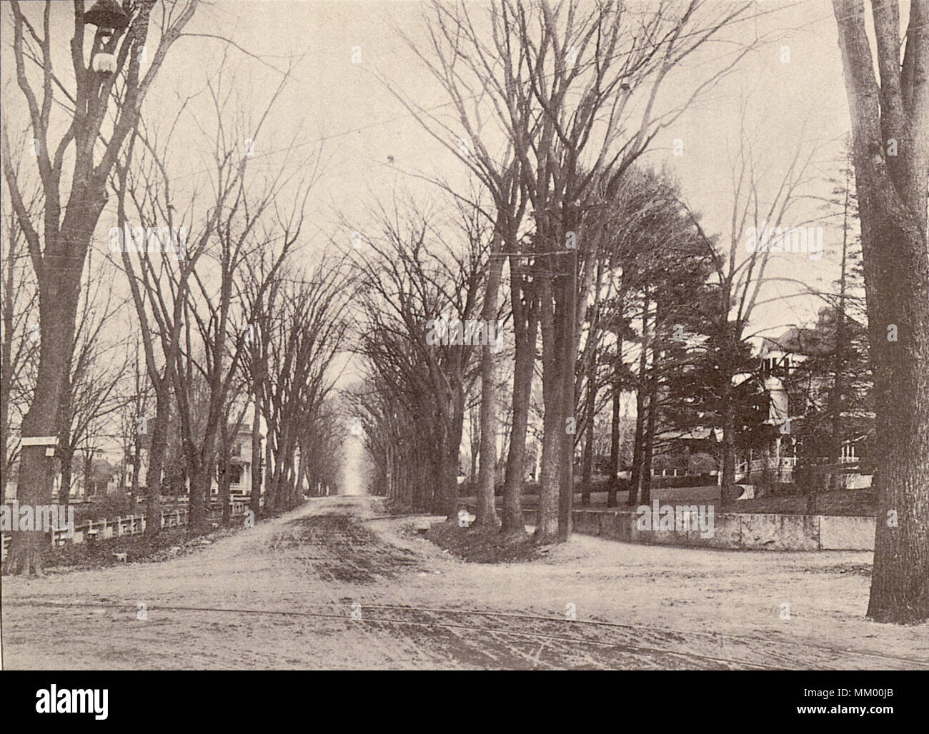 Chestnut Street. Clinton. 1890 Stock Photo - Alamy