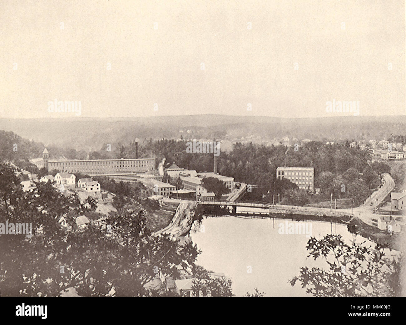 Nashua Valley. Clinton. 1890 Stock Photo - Alamy