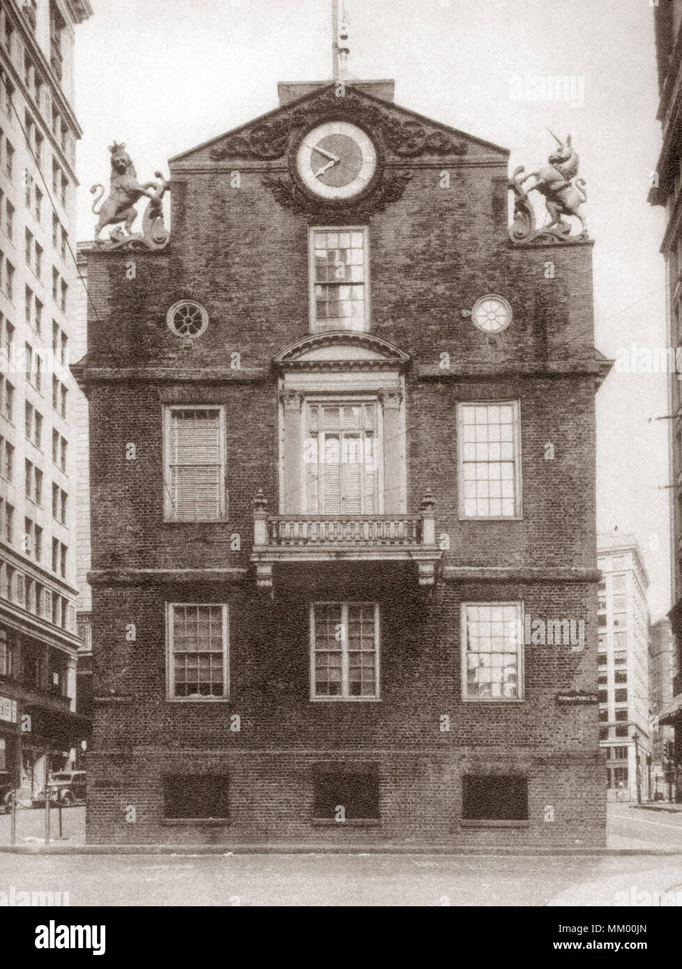 Old State House. Boston. 1920 Stock Photo - Alamy