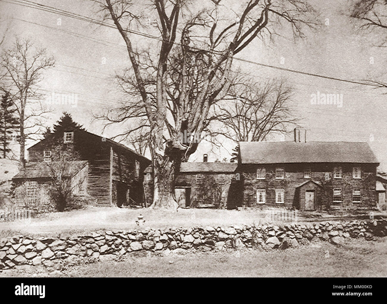 Benjamin Abbot House. Andover. 1920 Stock Photo - Alamy