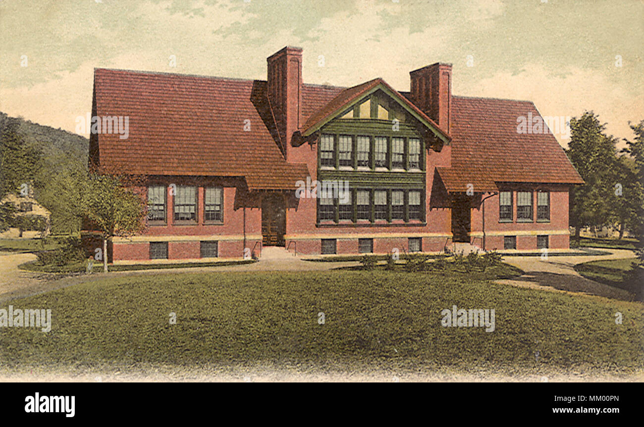 Dolly Whitney Adams School. Ashburnham. 1907 Stock Photo - Alamy