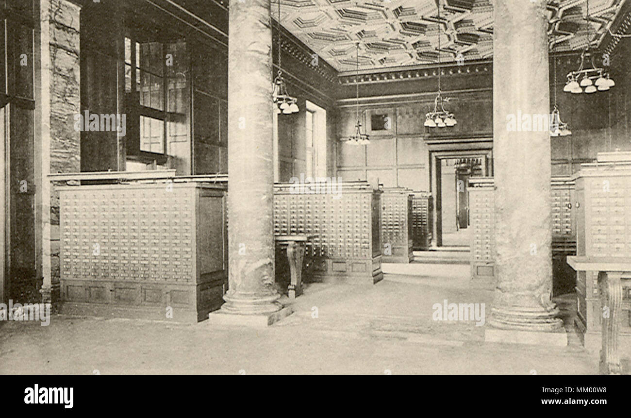 Widener Library. Harvard U. Cambridge. 1915 Stock Photo - Alamy