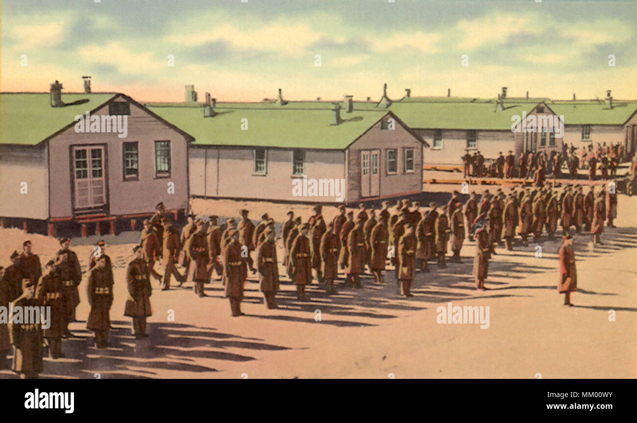 Inspection at Camp Edwards. 1940 Stock Photo - Alamy
