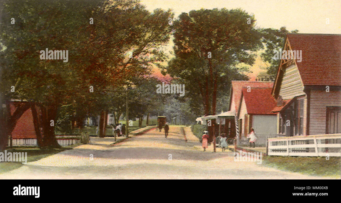 Post Office and View of Street. Chatham. 1910 Stock Photo - Alamy