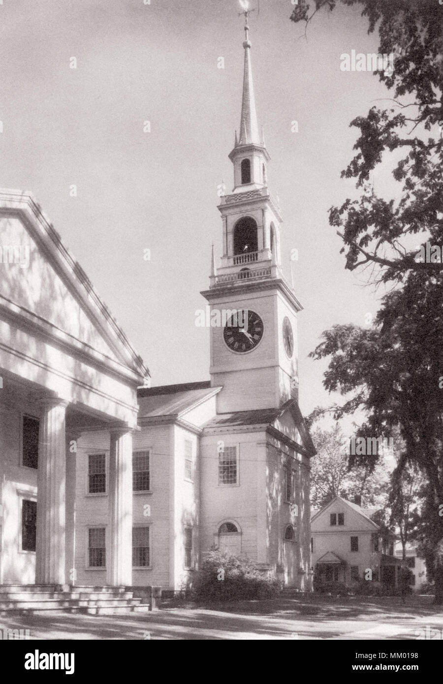 Congregational Church. Hadley. 1950 Stock Photo - Alamy