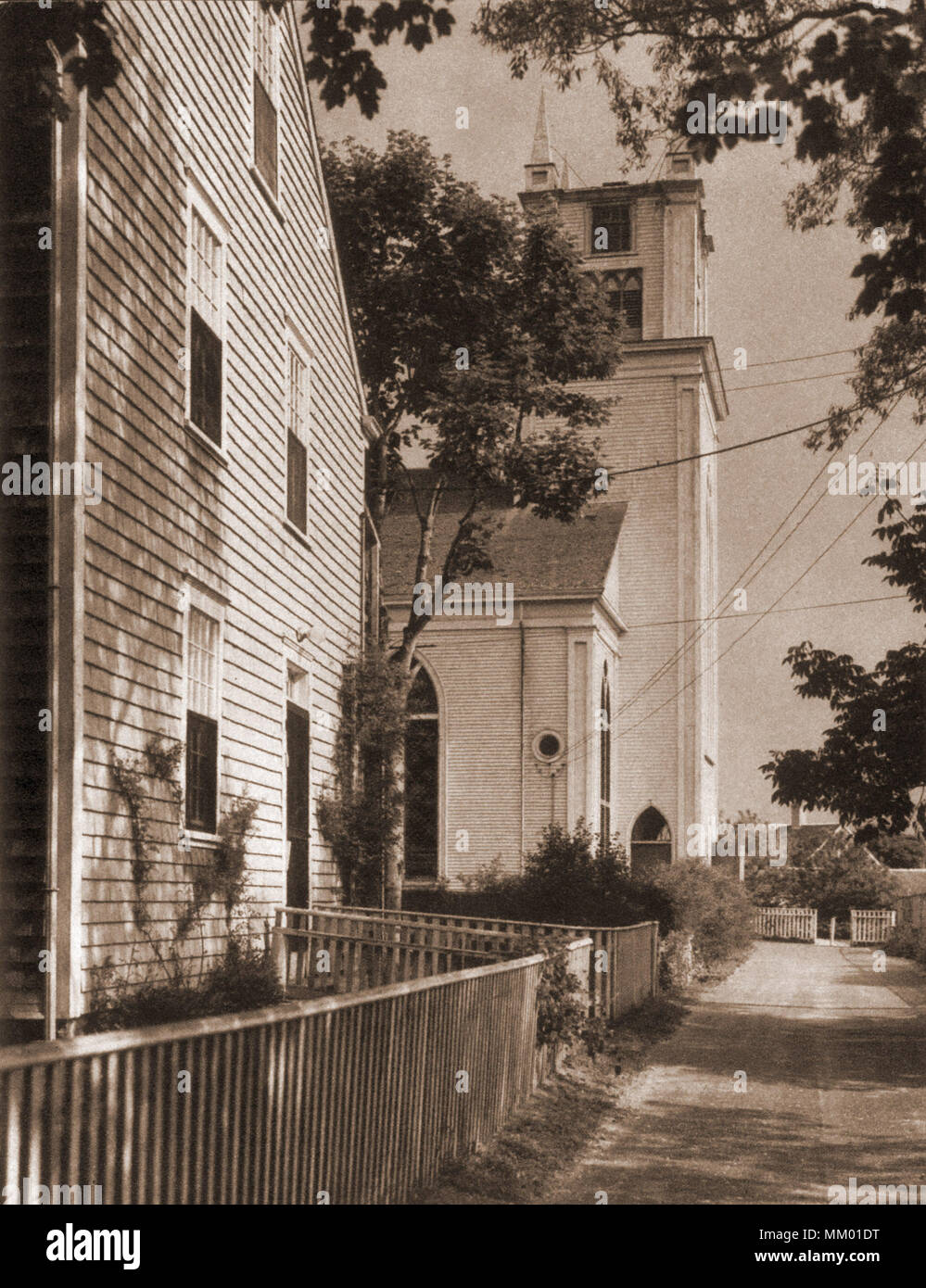 Congregational North Church. Nantucket. 1939 Stock Photo - Alamy
