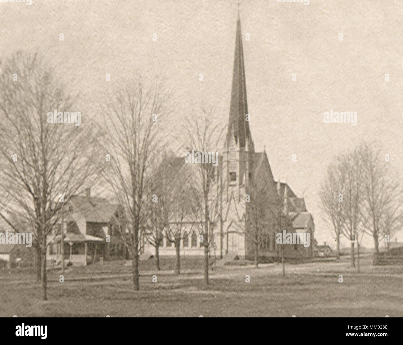 Congregational Church. Mittineague. 1891 Stock Photo - Alamy