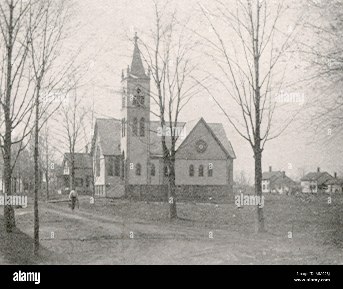 Methodist Church. Mittineague. 1891 Stock Photo - Alamy
