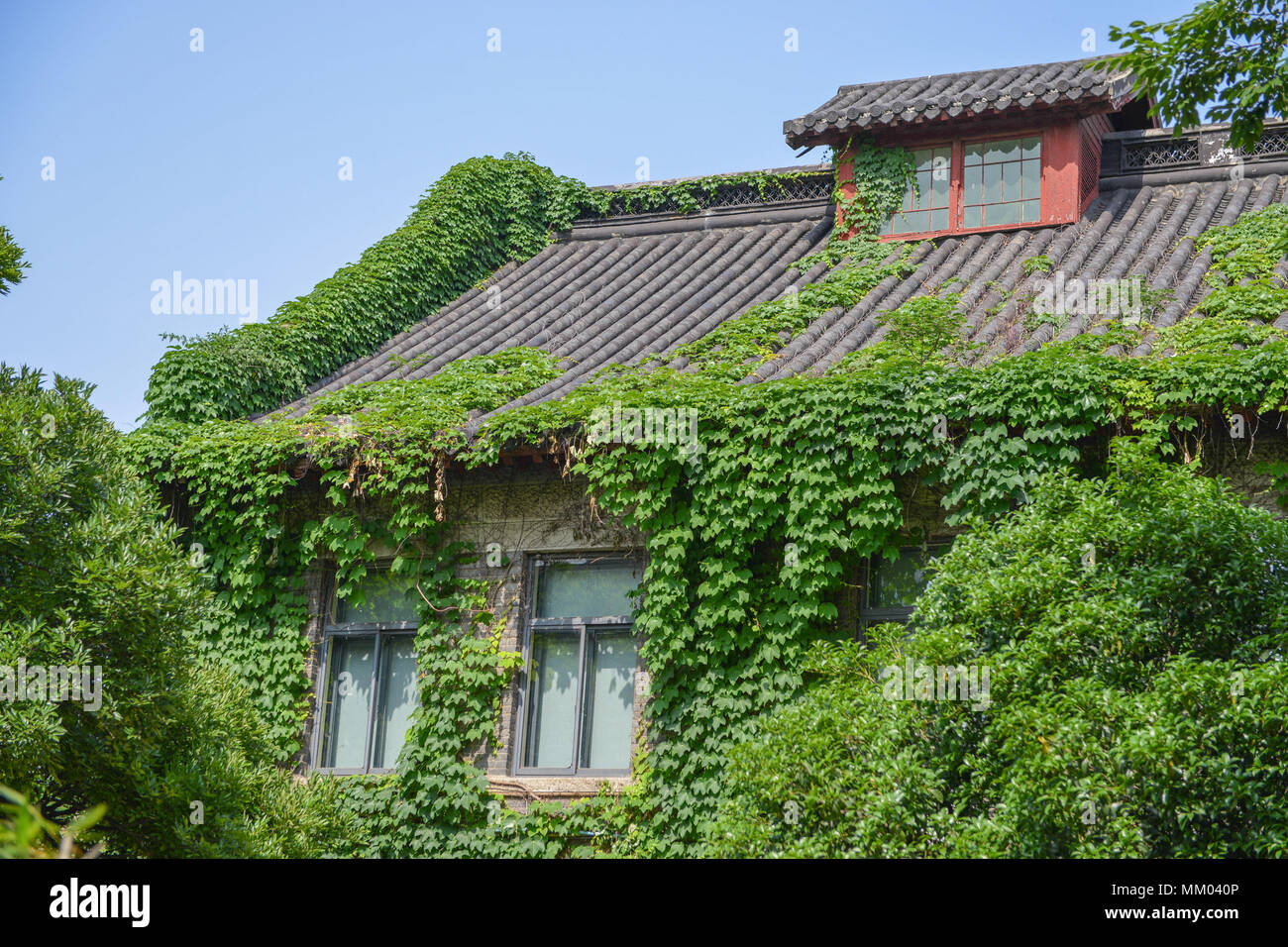 Architecture combining chinese and western styles hi-res stock ...