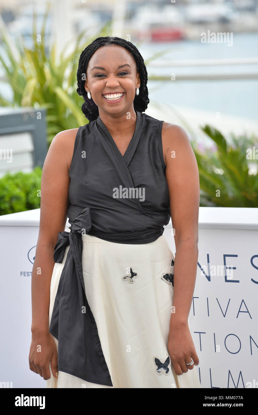 Cannes, France. May 09, 2018: Wanuri Kahiu at the photocall for "Rafiki ...