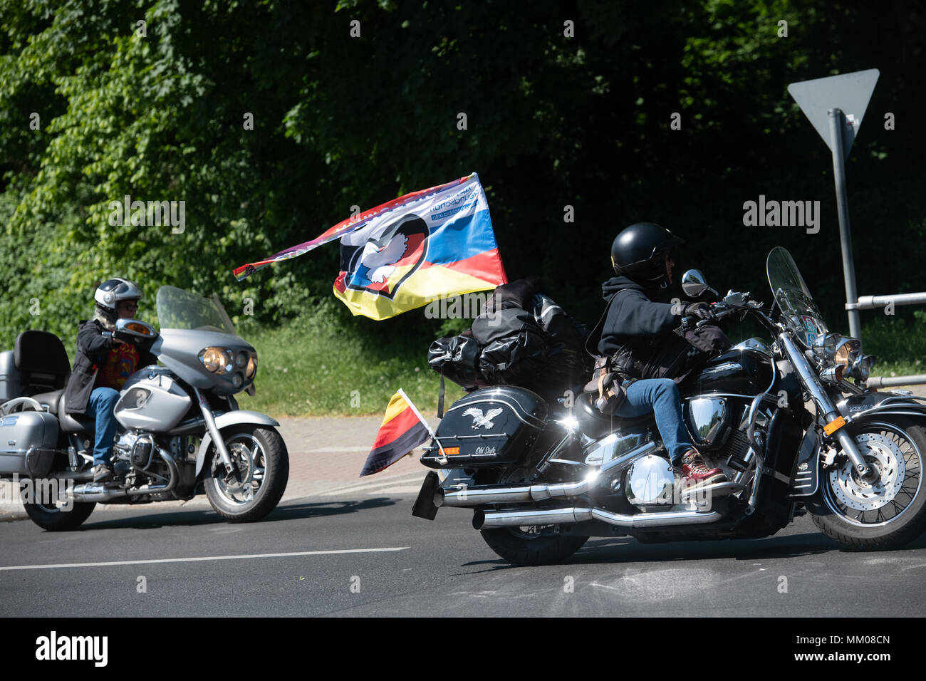 Motorcycle gang night hi-res stock photography and images - Alamy