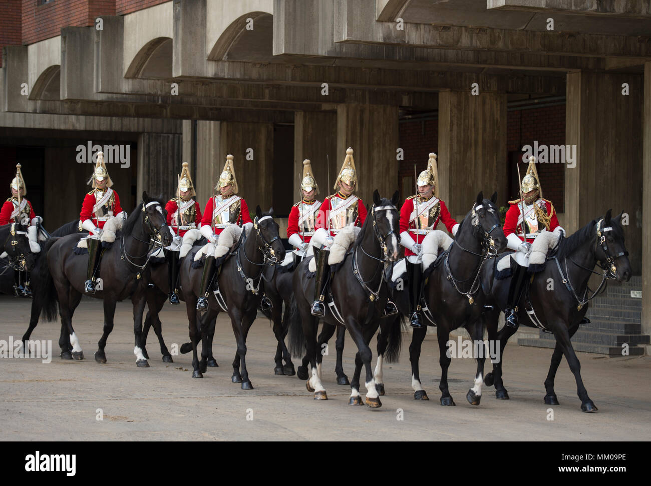Hyde Park Barracks, London, UK. 9 May, 2018. Behind-the-scenes ‘Day in ...
