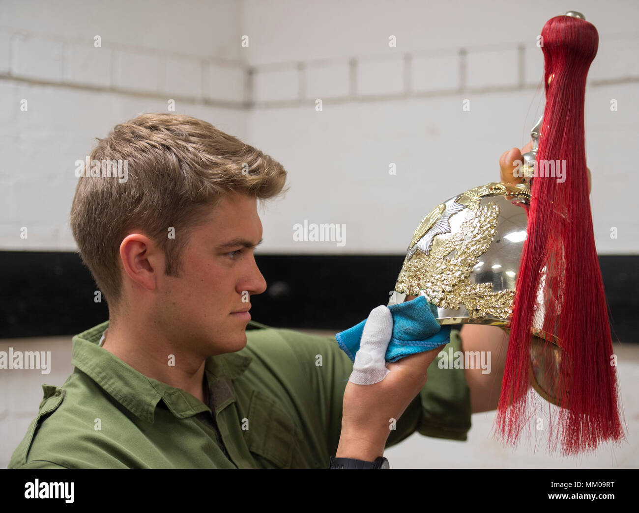 Military uniforms cleaning hi-res stock photography and images - Alamy