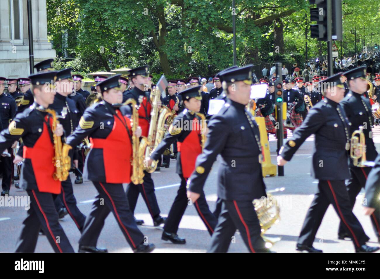 Trooping The Colour Rehearsal Stock Photo Alamy