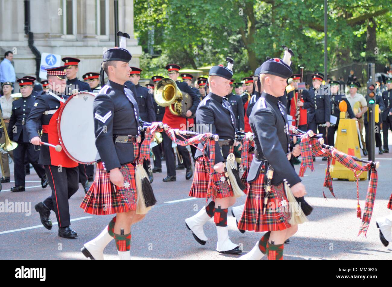 Trooping The Colour Rehearsal Stock Photo Alamy