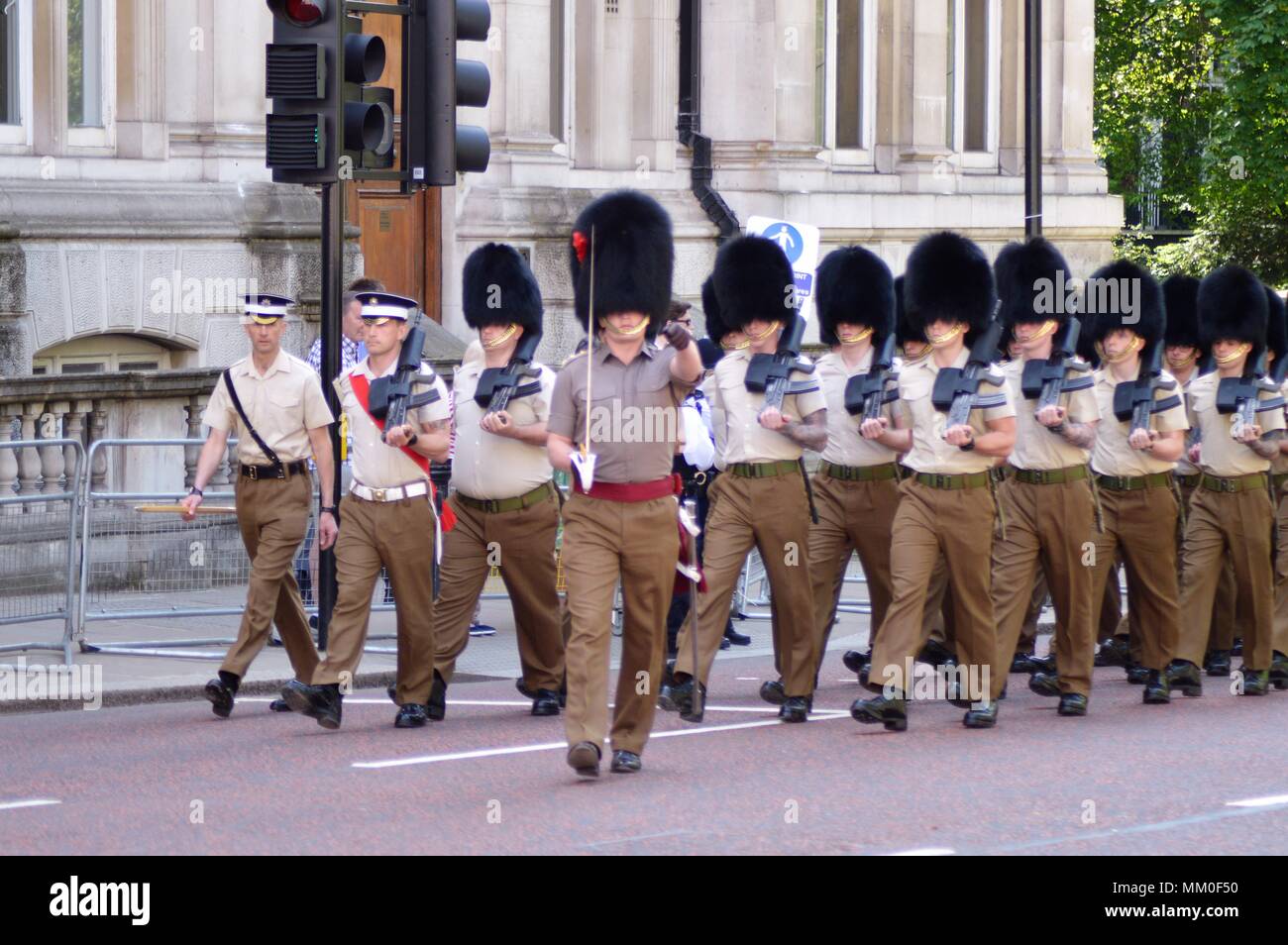 Trooping The Colour Rehearsal Stock Photo Alamy