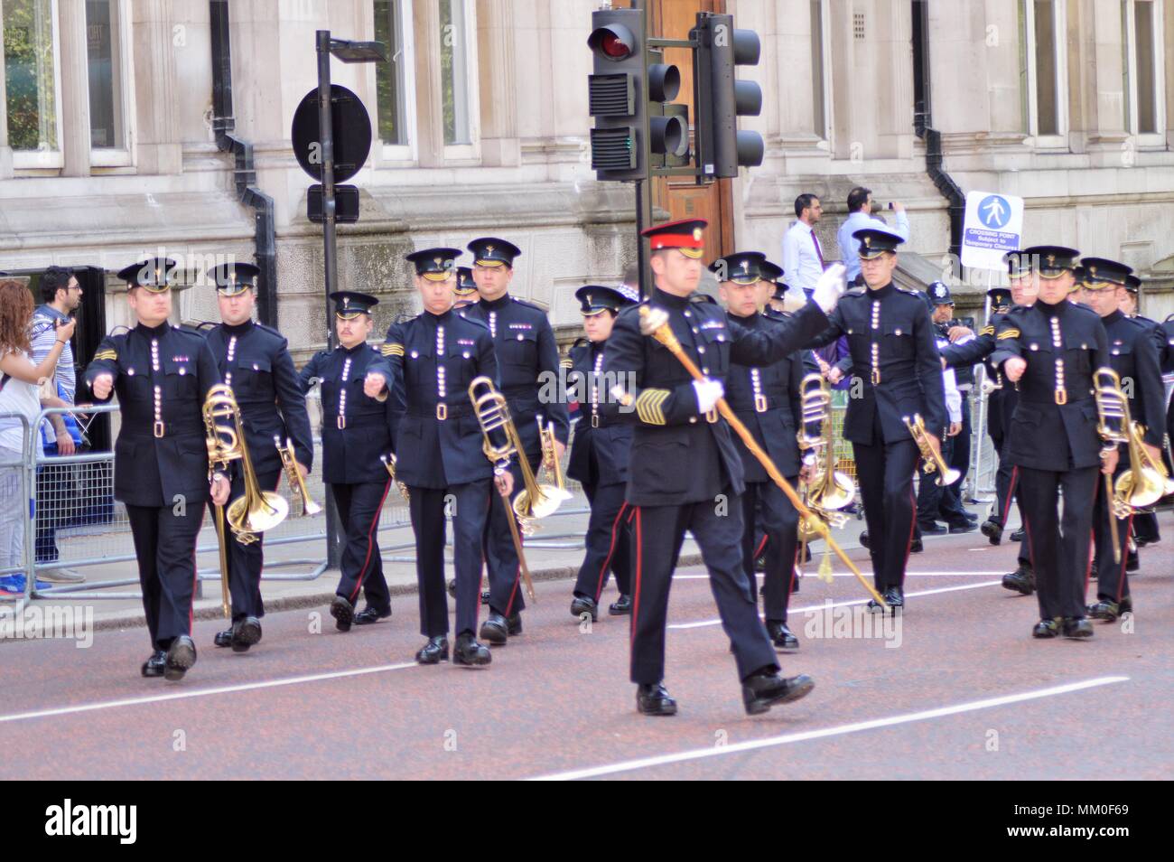 Trooping The Colour Rehearsal Stock Photo Alamy