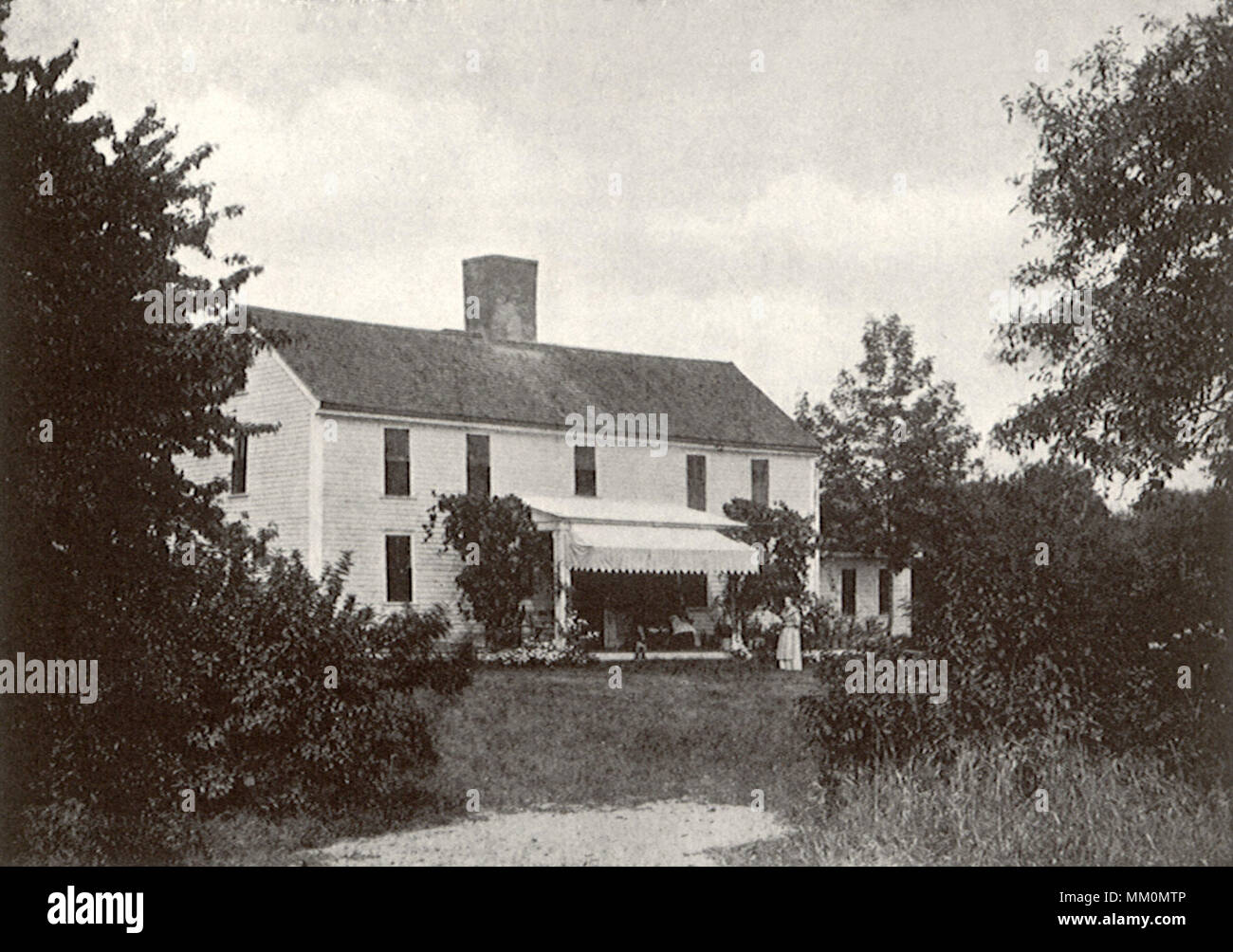 The Anthony Needham House. Peabody. 1880 Stock Photo - Alamy