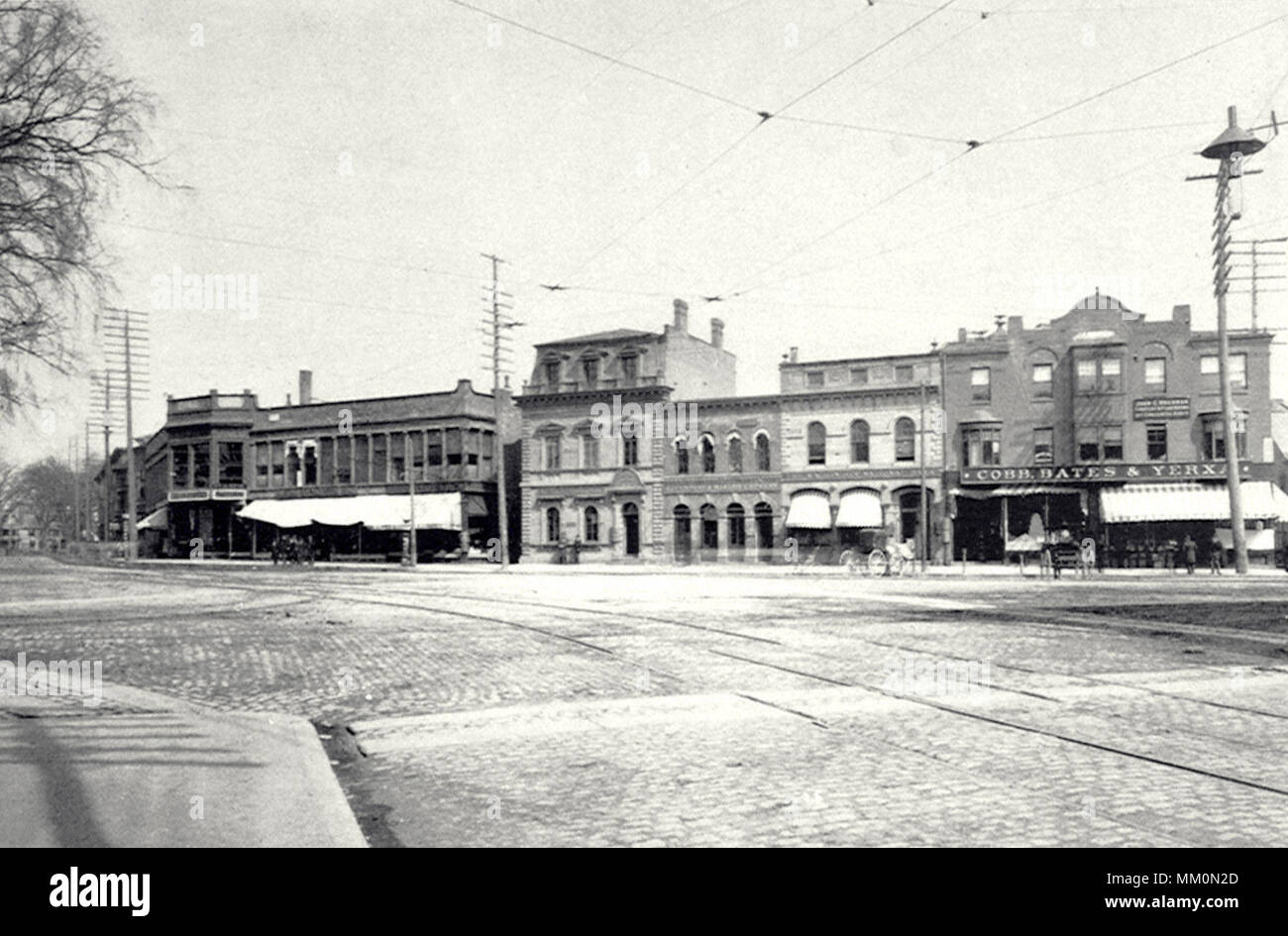 City Square. Taunton. 1899 Stock Photo - Alamy