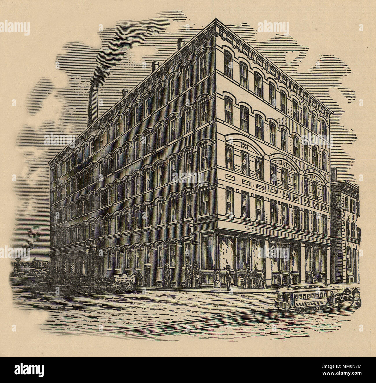 The Ashcroft Building. Lynn. 1886 Stock Photo - Alamy