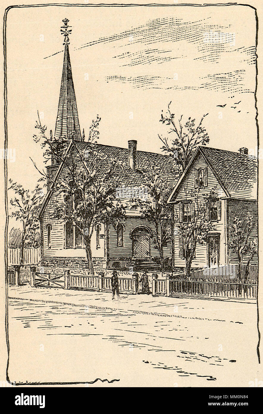 Me church 1886 hi-res stock photography and images - Alamy