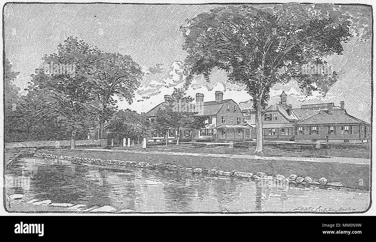 Lynn Hospital. Lynn. 1886 Stock Photo - Alamy