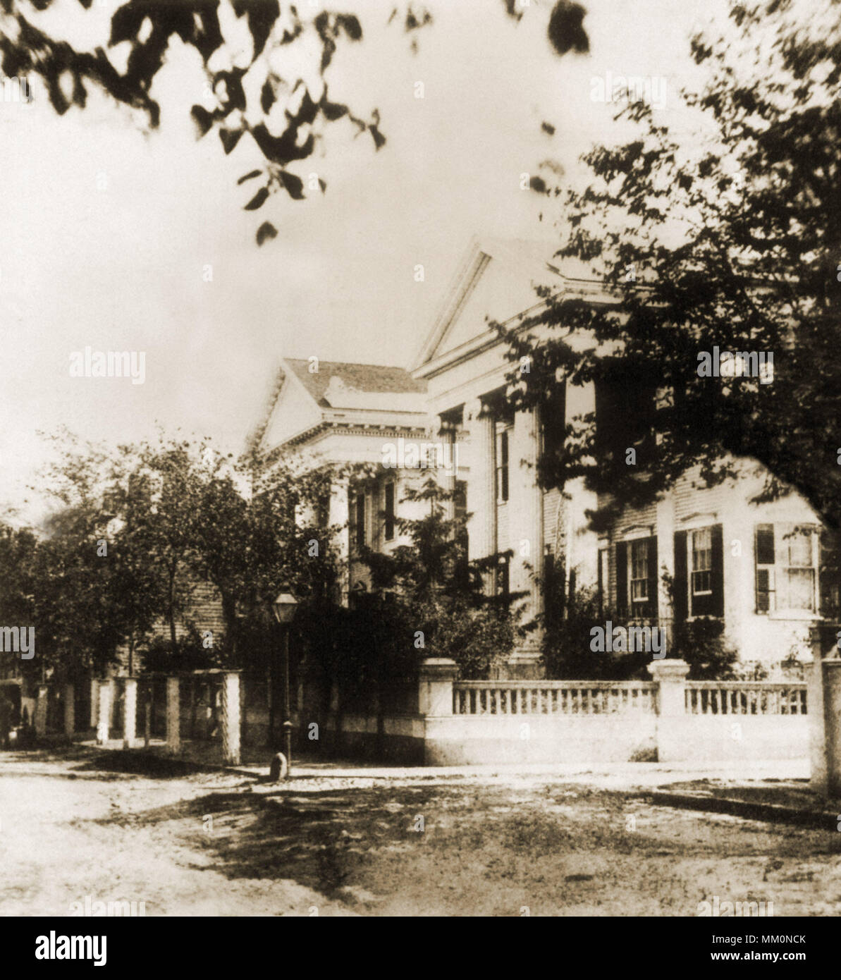 The William Hadwen Houses. Nantucket. 1870 Stock Photo - Alamy